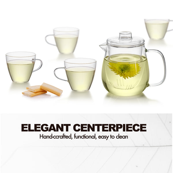 CAPACITEA Clear Glass Premium Tea Gift Set